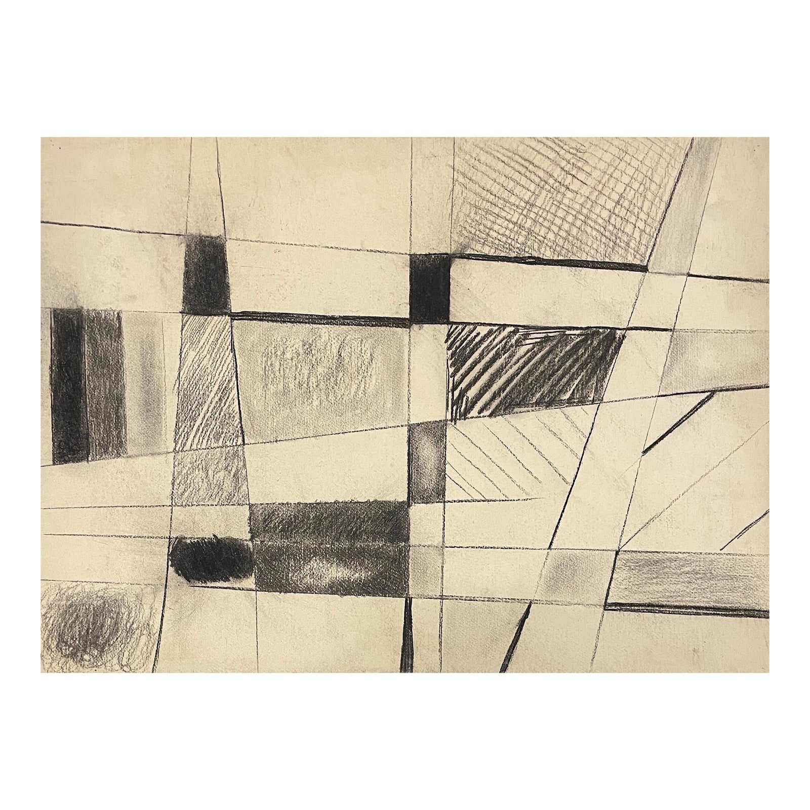 1940s Frank Wallace Modern Drawing | Chairish