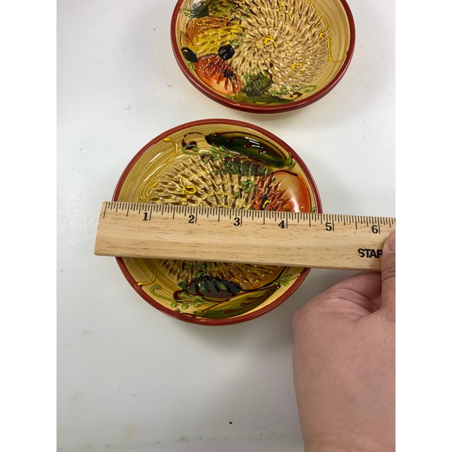 1990s Ceramica De Espana Grater Zester Pottery Plates, Signed - Pair of ...