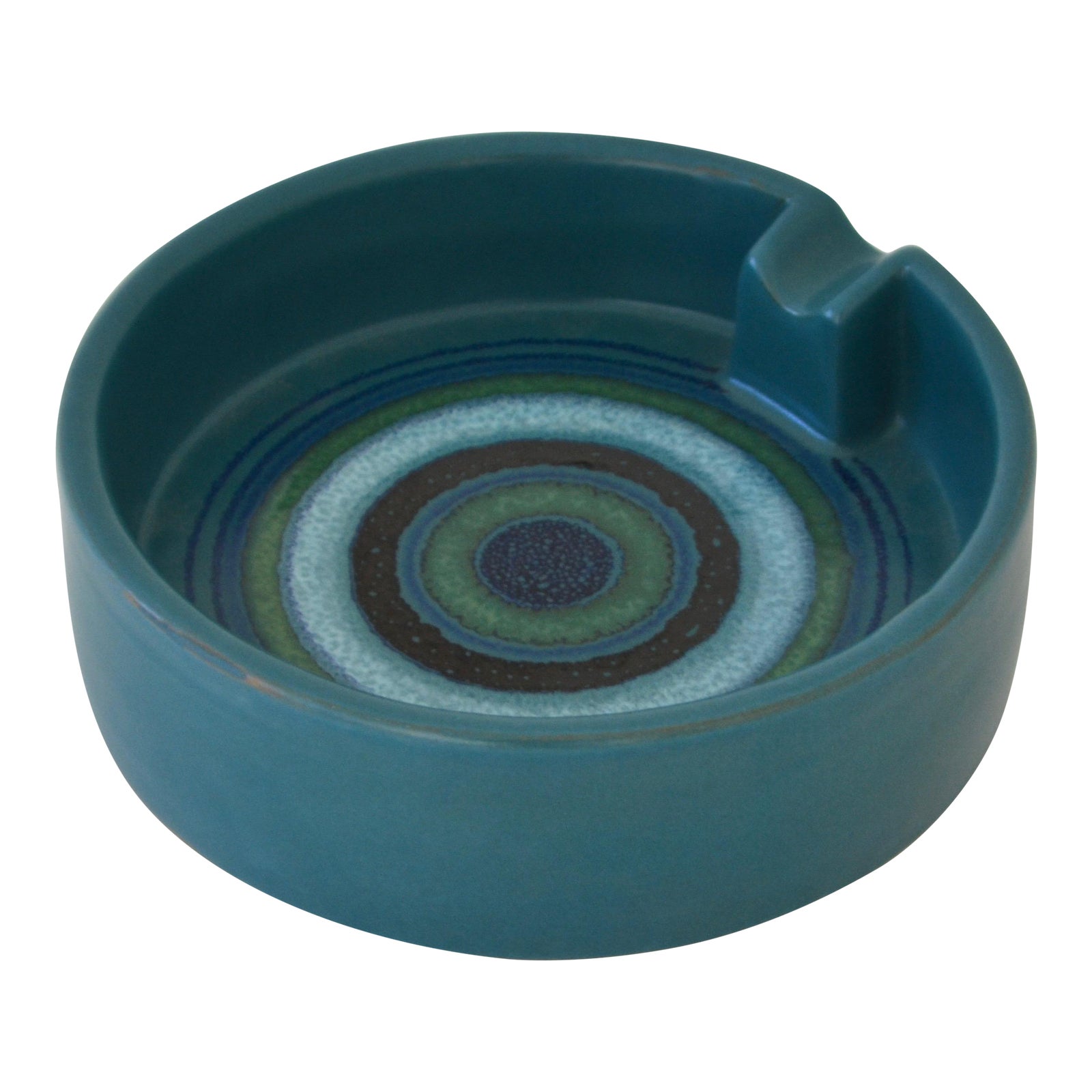 Mid-Century Hand Thrown Ceramic Tray | Chairish