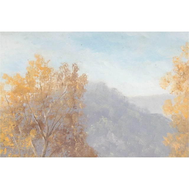 Clayson Baker (American, 1908-1975) Original Oil on Canvas Landscape ...