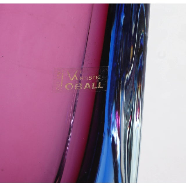 1970's Oball Murano Teardrop Vase | Chairish