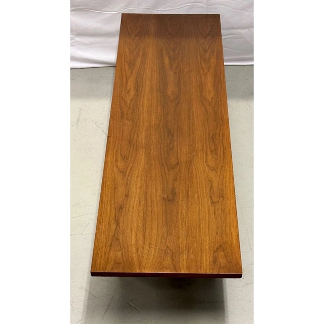 Danish Mid-Century Modern Solid Teak Narrow Low / Coffee Table, 1950s ...