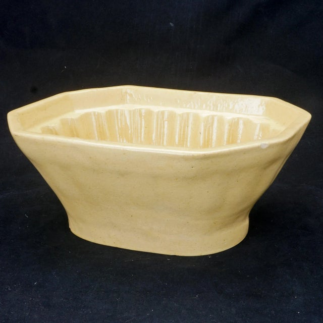 1900s Yellow Ware Food Mold With Corn Design | Chairish