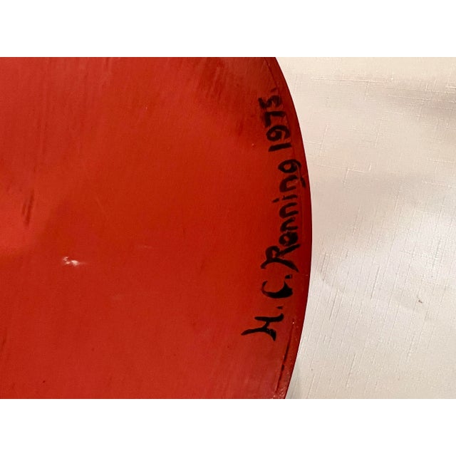 Vintage Norwegian Folk Art Rune Box Artist Signed | Chairish