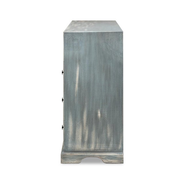 Rustic Painted Pine Dresser | Chairish