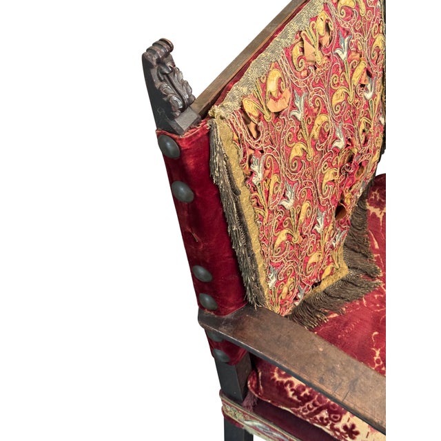 17th Century Italian or Spanish Baroque Chairs With Original Embroidery ...