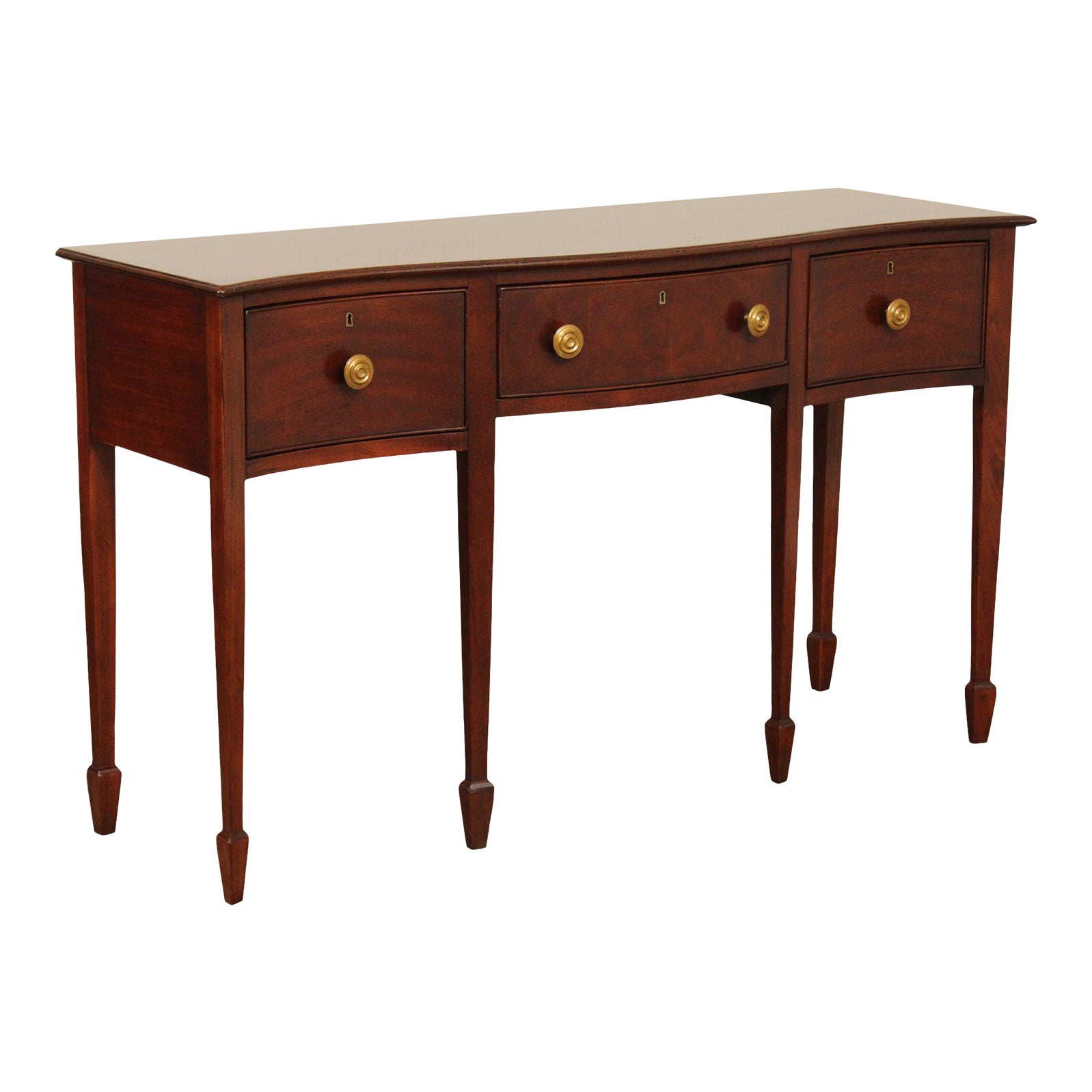 Wright Table Company Federal Style Mahogany Sideboard Console Table ...