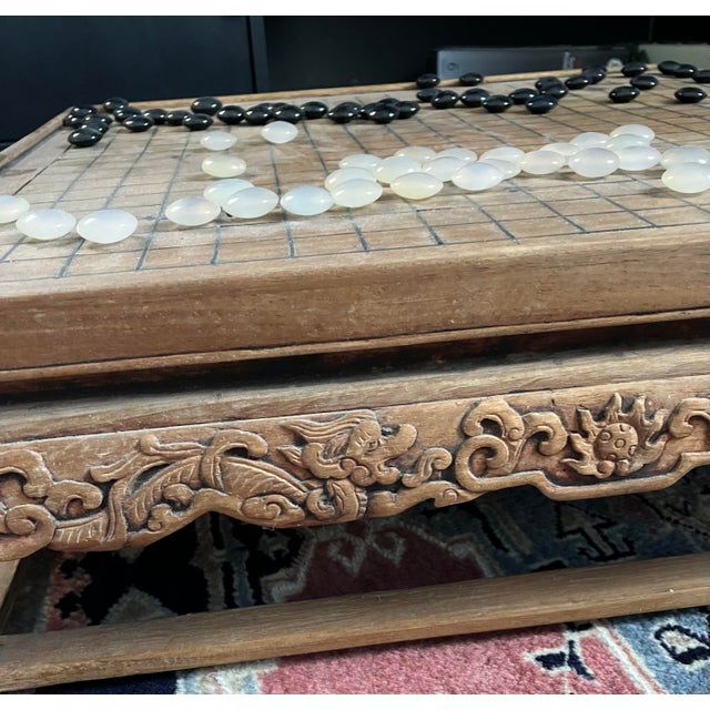 1980s Wood Go Game Table | Chairish