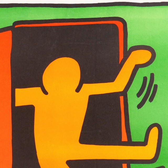 'National Coming Out Day', 1988 Keith Haring Poster, Hand Signed by the ...