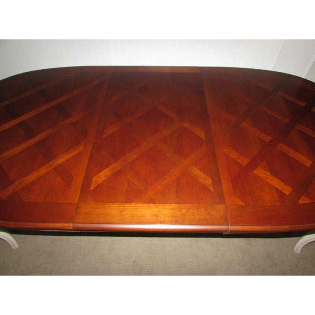 Late 20th Century Thomasville Impressions Trellis Garden Dining Table ...