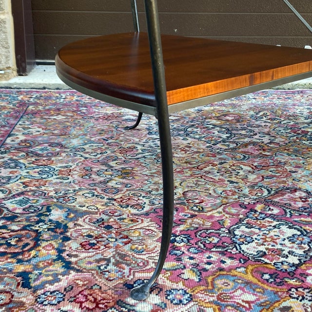 Charleston Forge Monaco Corner Bakers Rack Wrought Iron & Solid Wood ...