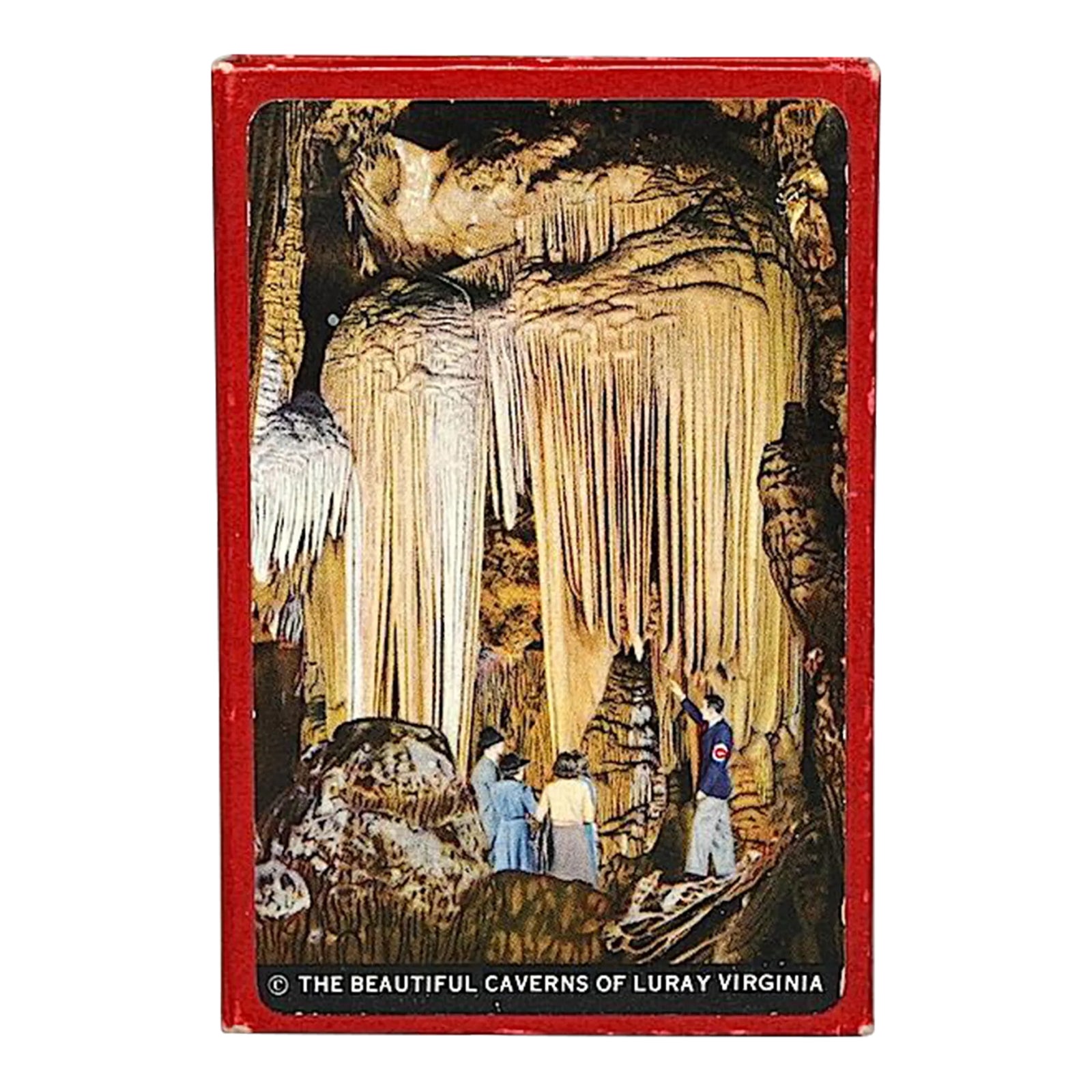 Luray Cavens Virginia Vintage Playing Cards | Chairish