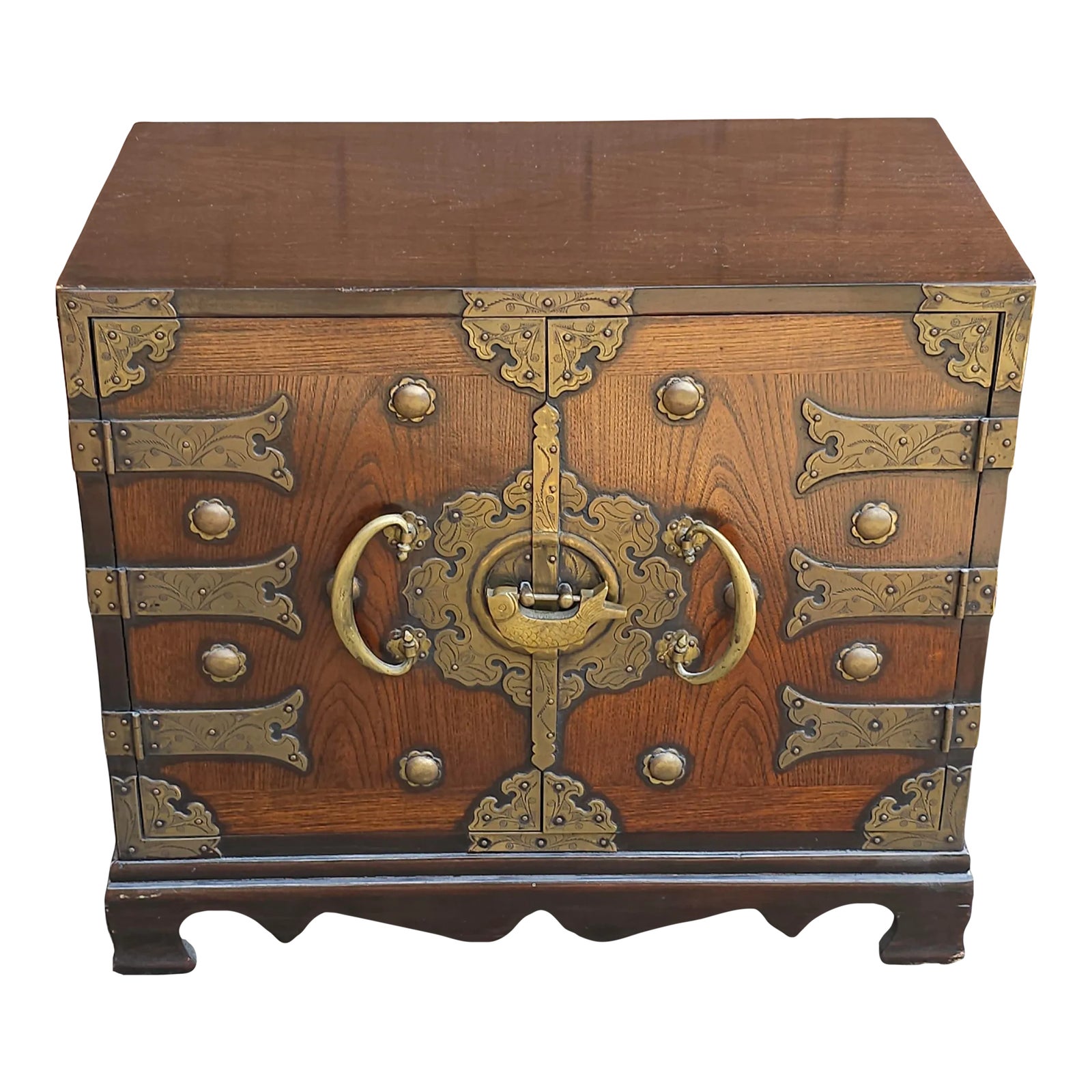 Korean Headside Storage Cabinet Morijang Joseon Dynasty | Chairish