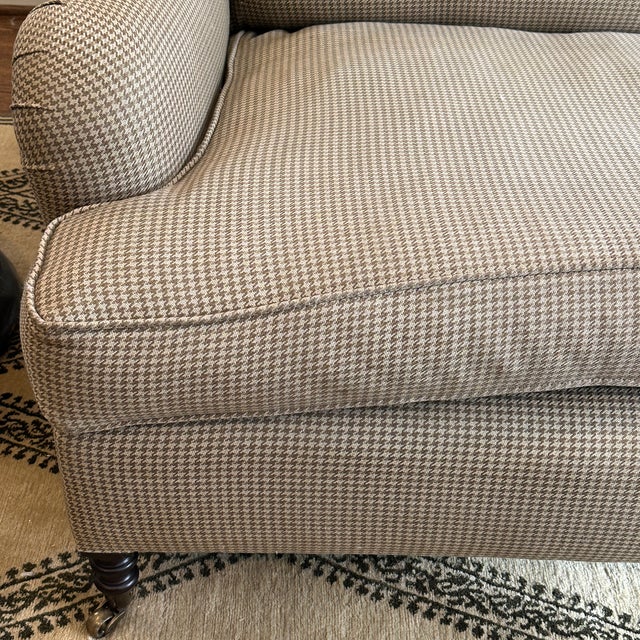 George Smith Houndstooth Sofa | Chairish