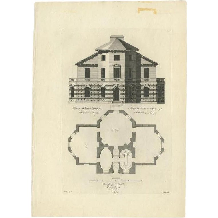 Woolfe, Illustration of Richmond Place, 1770, Print | Chairish