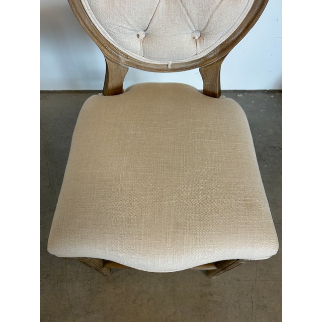 Four Hands Upholstered French Style Counter Stools - Set of 4 | Chairish