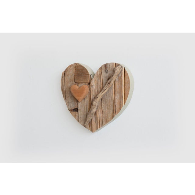 Max Neufeldt Branch Heart Collage – Assemblage Sculpture 1990 | Chairish