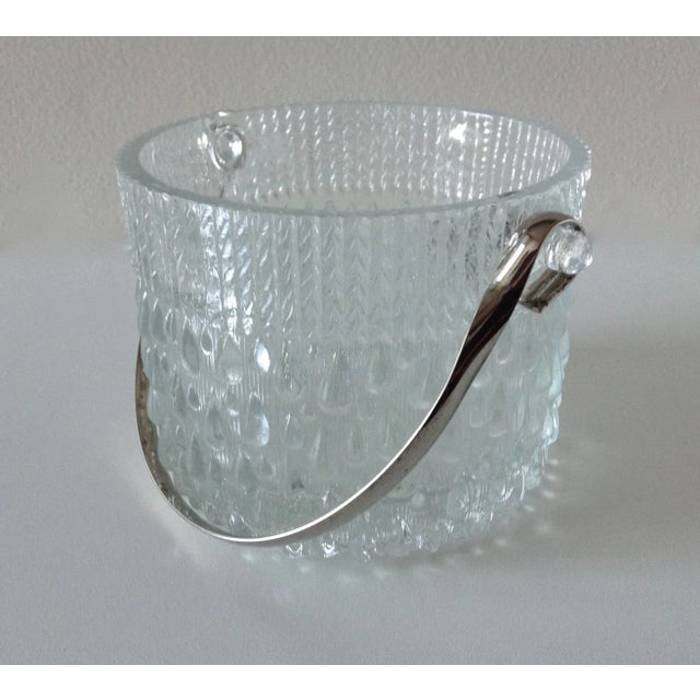C1960's Mid-Century French Glass Teardrop Ice Bucket | Chairish