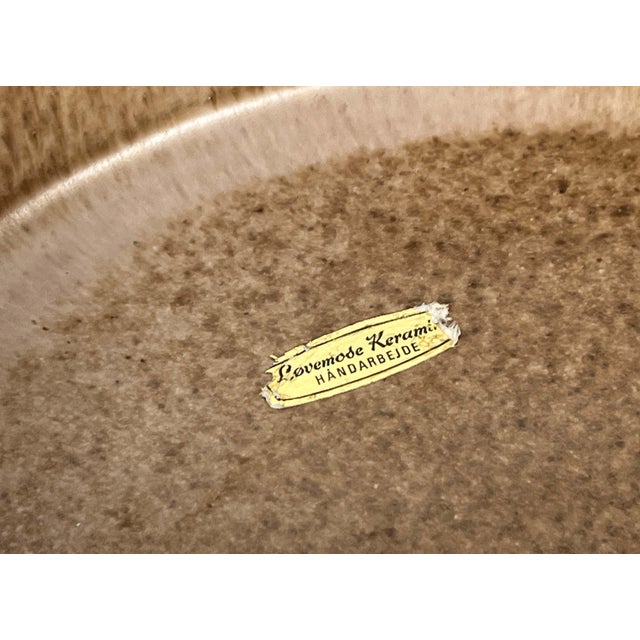 Large Mid-Century Modern Danish Studio Pottery Bowl from Lovemose ...