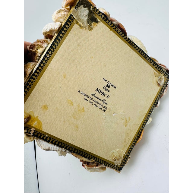 Vintage Coastal Shell Box | Chairish
