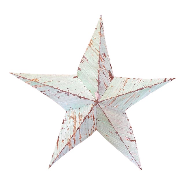 Monumental Metal Rustic Star Wall Sculpture | Chairish