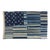 Patchwork American Flag Made From Vintage Cotton Indigo | Chairish
