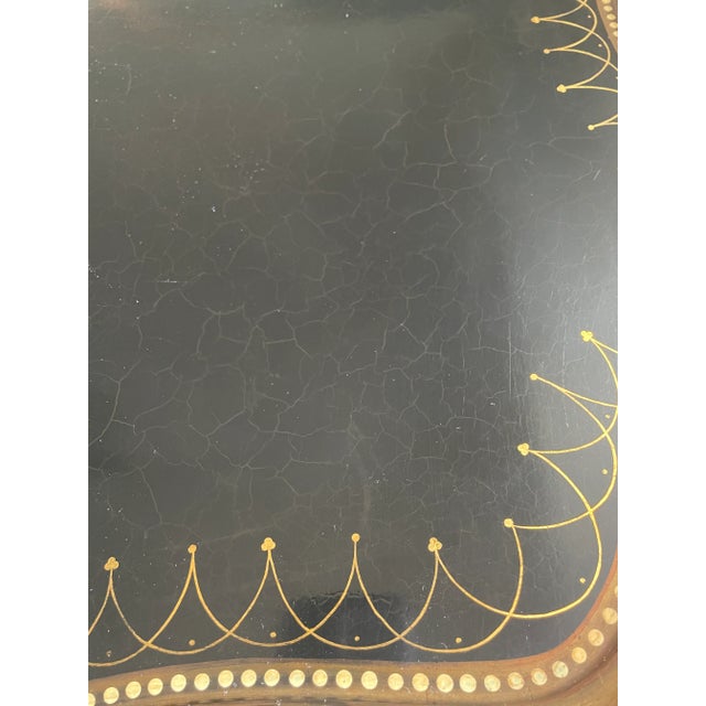 Nininger and Company Custom Lacquered Tray Table | Chairish