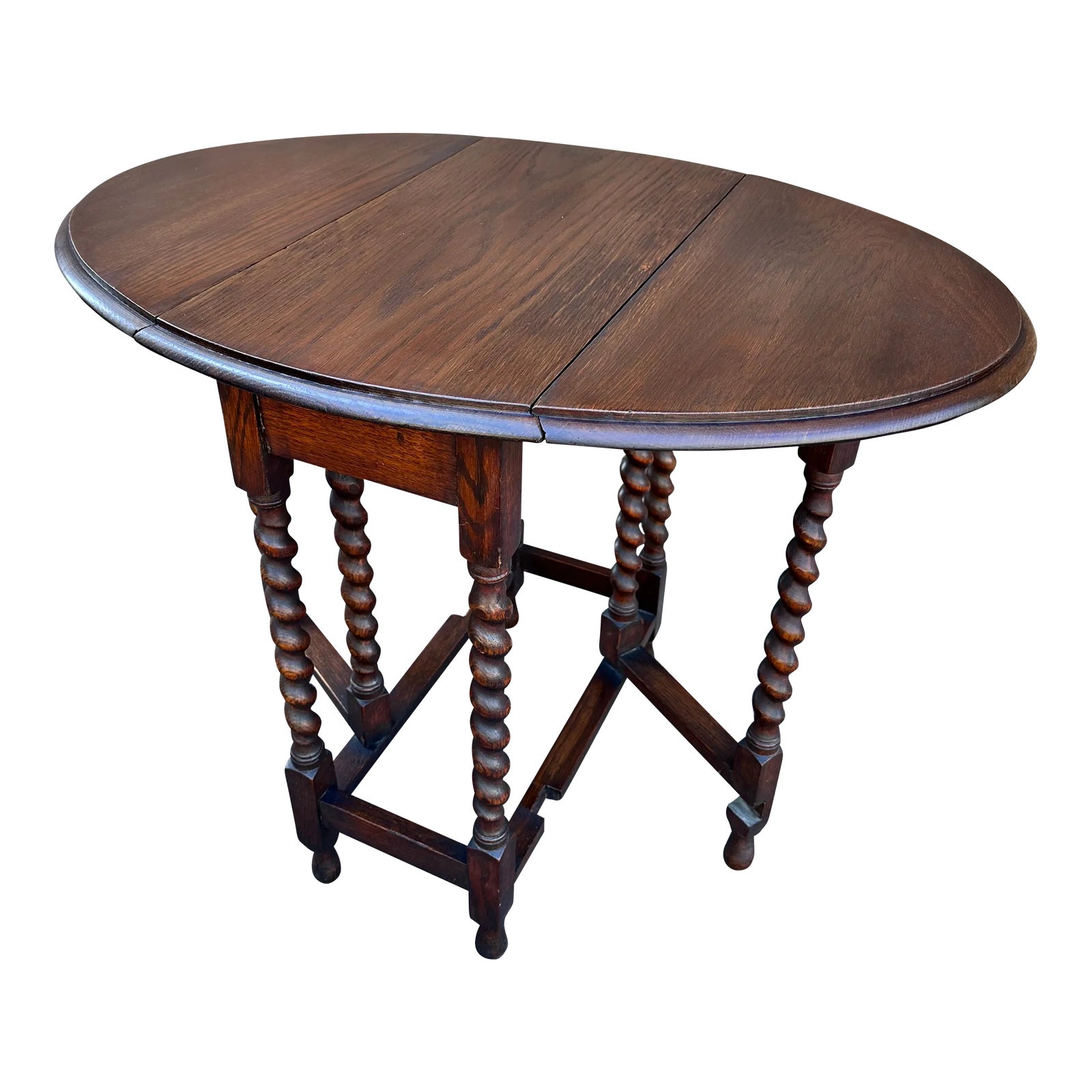 Antique English Gate Leg Table | Chairish