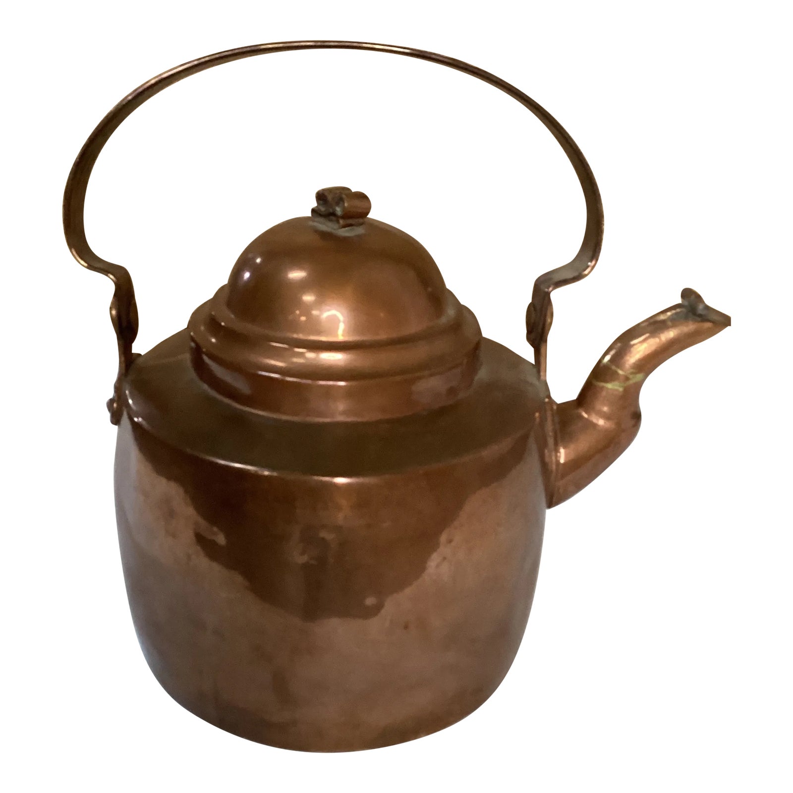 Early 20th Century Swedish Copper Water Kettle | Chairish