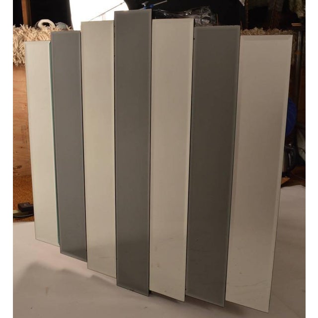 Two-Tone Stepped Mirror | Chairish