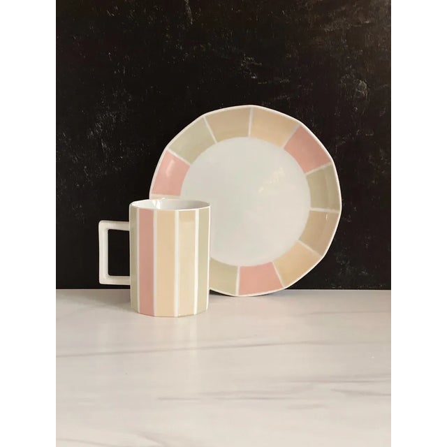 1980s Vintage Pastel Color Snack or Dessert Plates - Set of 4 | Chairish