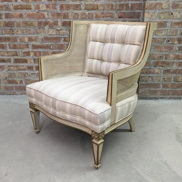 1960s French Louis XVI Cane Wing Chairs- a Pair | Chairish