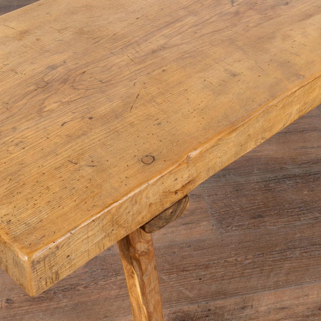 Rustic Coffee Table on Peg Legs, Hungary Circa 1890 | Chairish