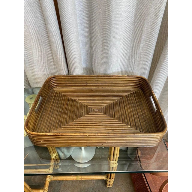 Vintage Bamboo Breakfast Tray | Chairish