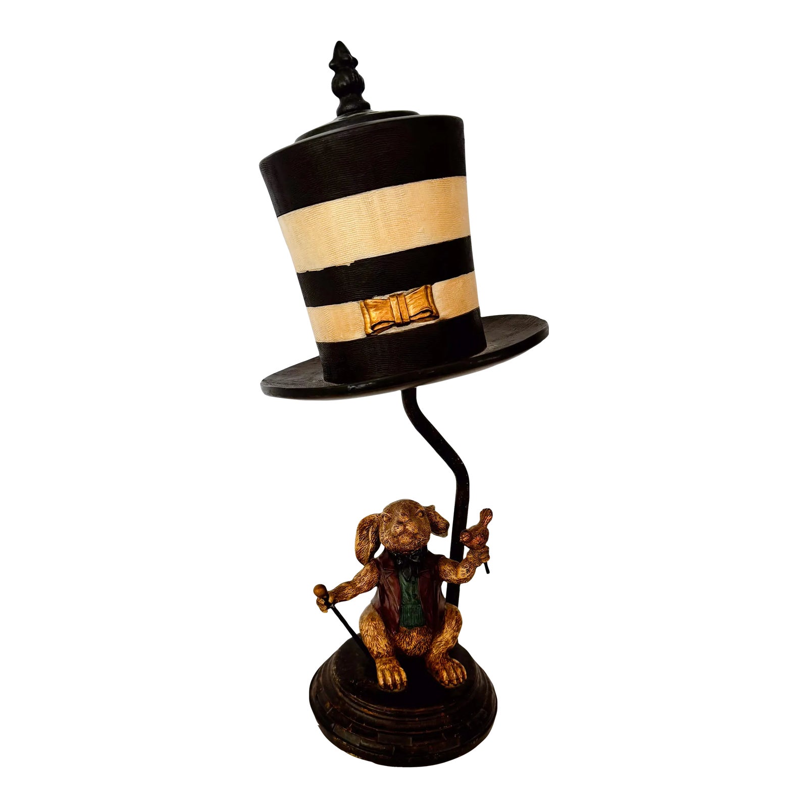 1970s Alice in Wonderland Rabbit Lamp | Chairish