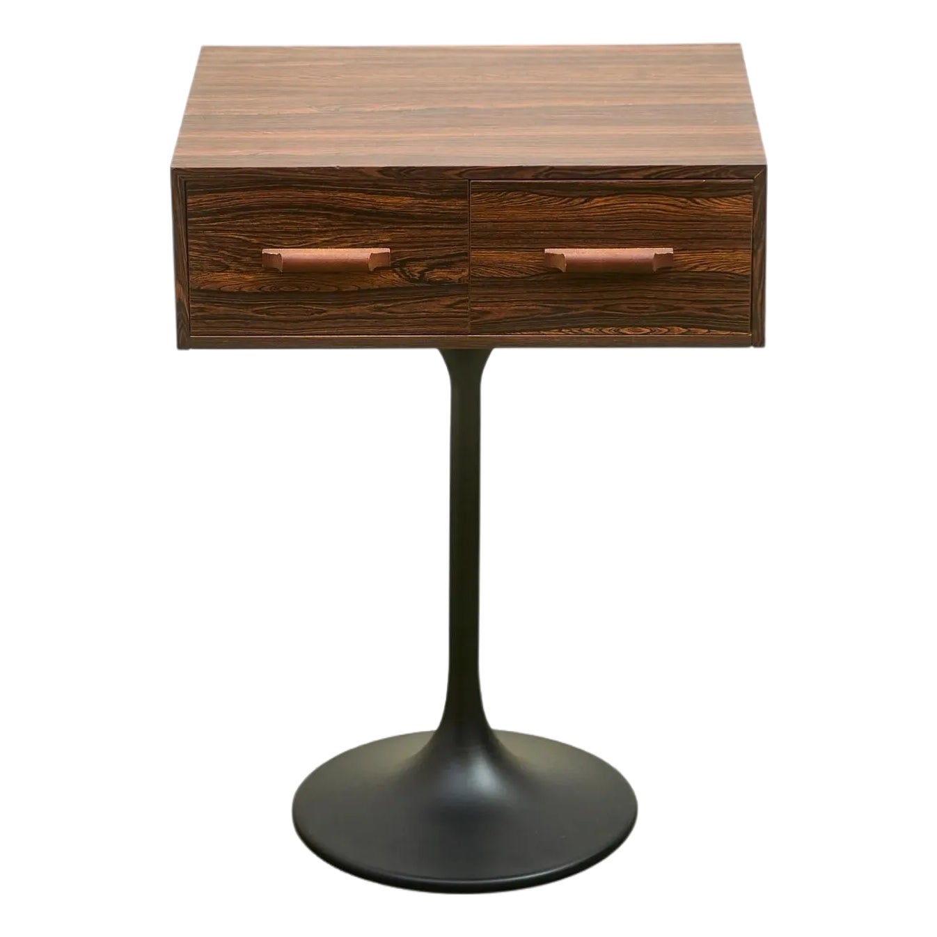 Rosewood Atomic Nightstand | Chairish