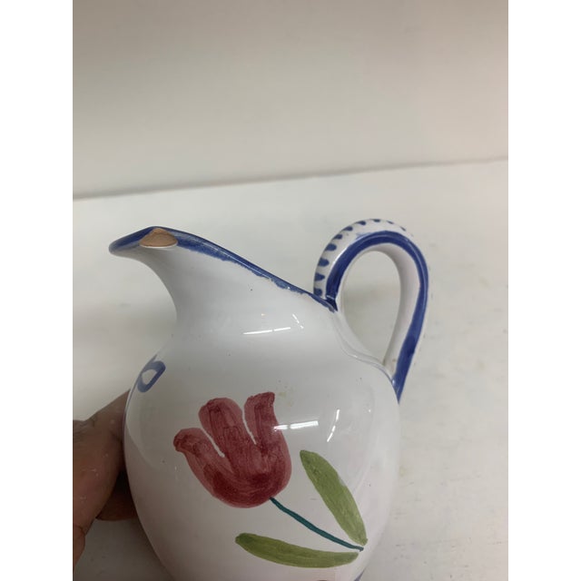 Vintage Shafford Petite Olive Oil Pitcher | Chairish