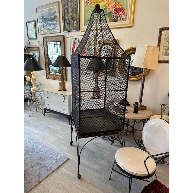 Vintage Iron Aviary/ Bird Cage | Chairish