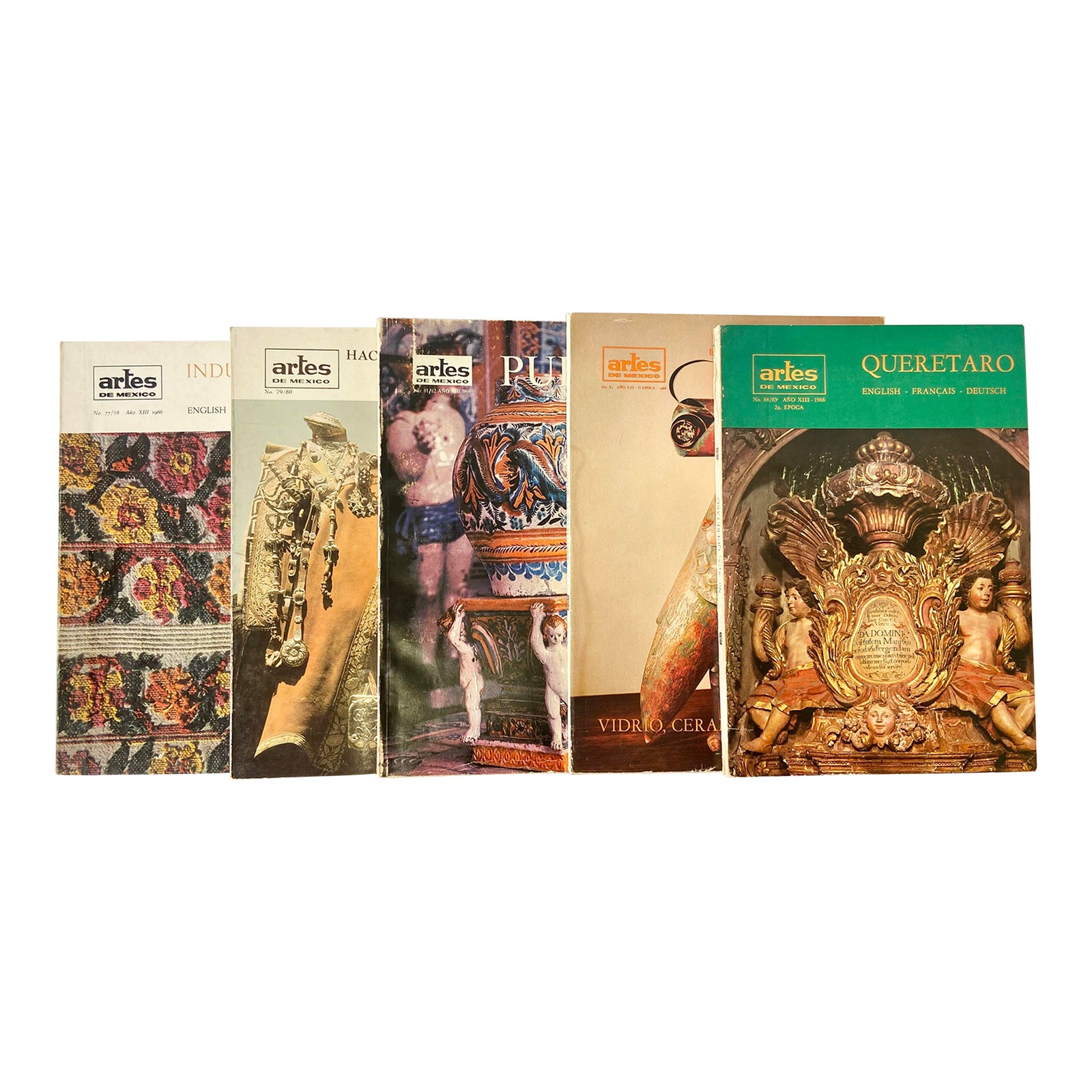 1966 "Artes De Mexico" Mexican Art Magazines Issues 77-85 - Set of 5 ...