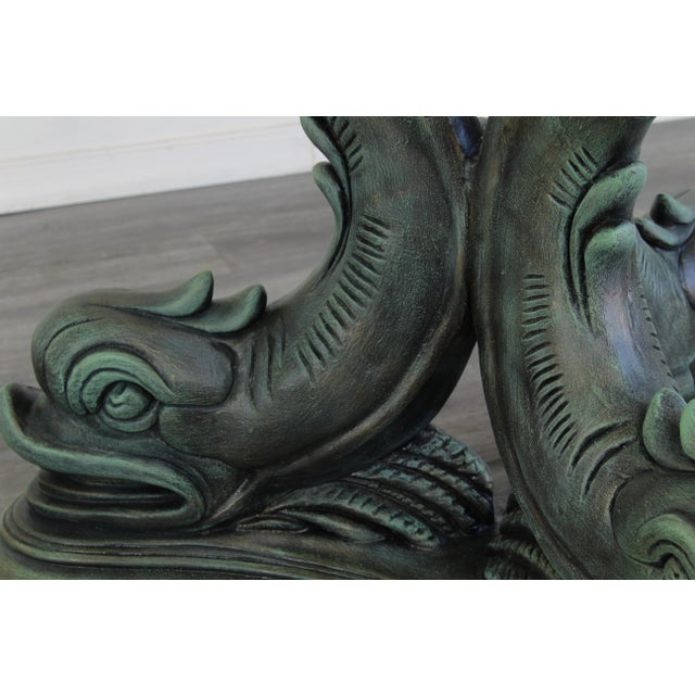 Vintage Terracotta Koi Fish Table Base | Chairish