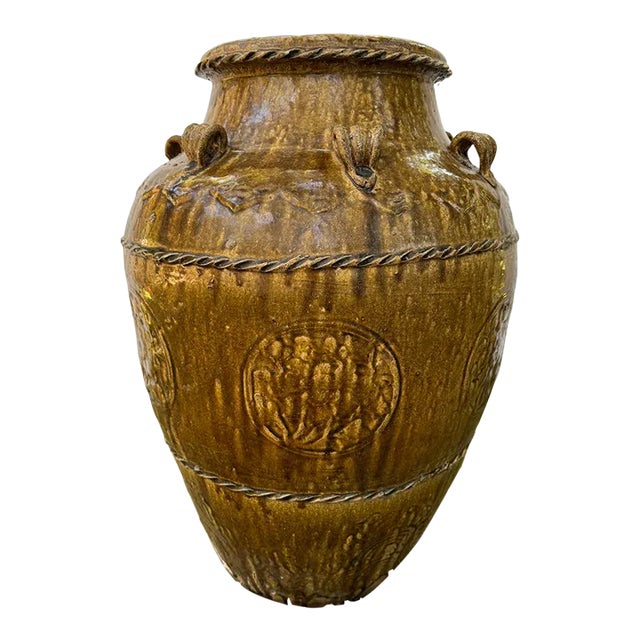 17th Century Chinese Martaban Storage Jar | Chairish