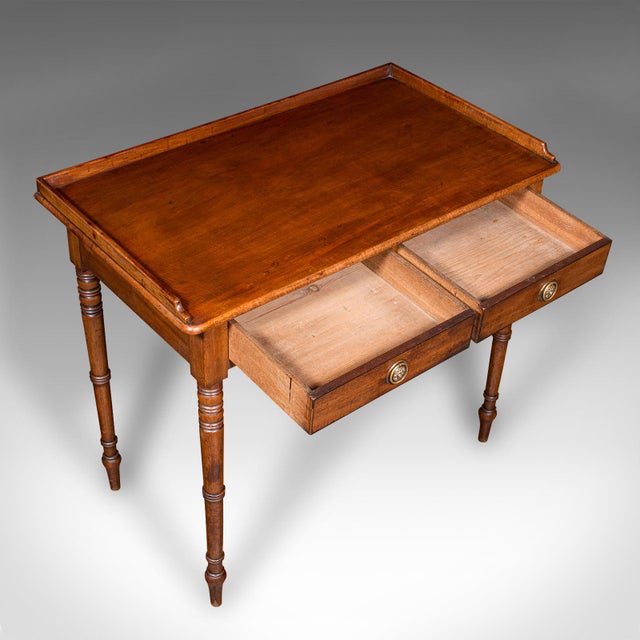 Antique Scholar's Desk, English, Writing Table, Side, Study, Regency ...