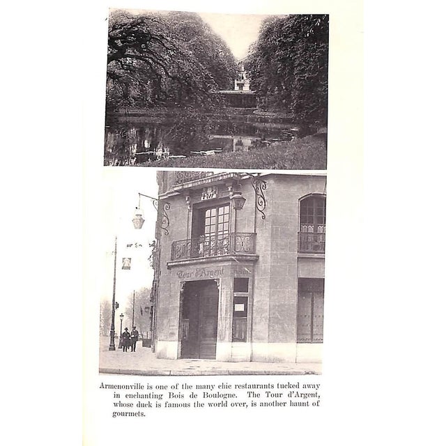 "A Guide to the Restaurants of Paris" 1929 Bonney, Therese and Louise | Chairish
