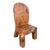 Contemporary Organic Burl Wood Chair | Chairish