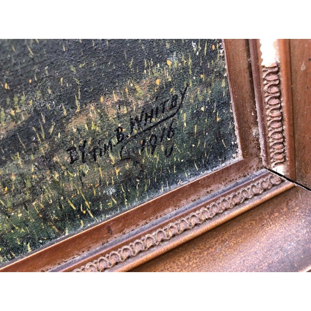 Timothy B Whitby, Red Knight, 1916, Oil on Canvas, Framed | Chairish