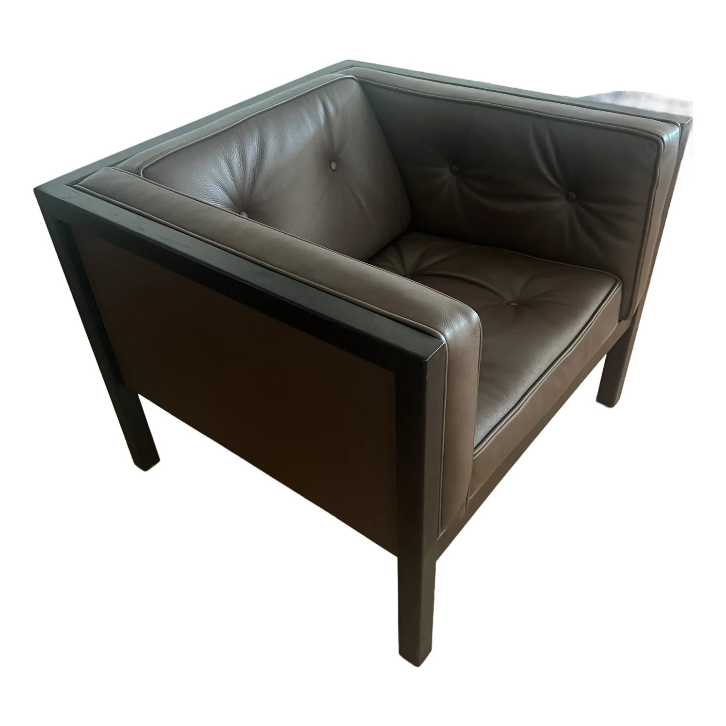 Herman Miller Cube Leather Chair | Chairish