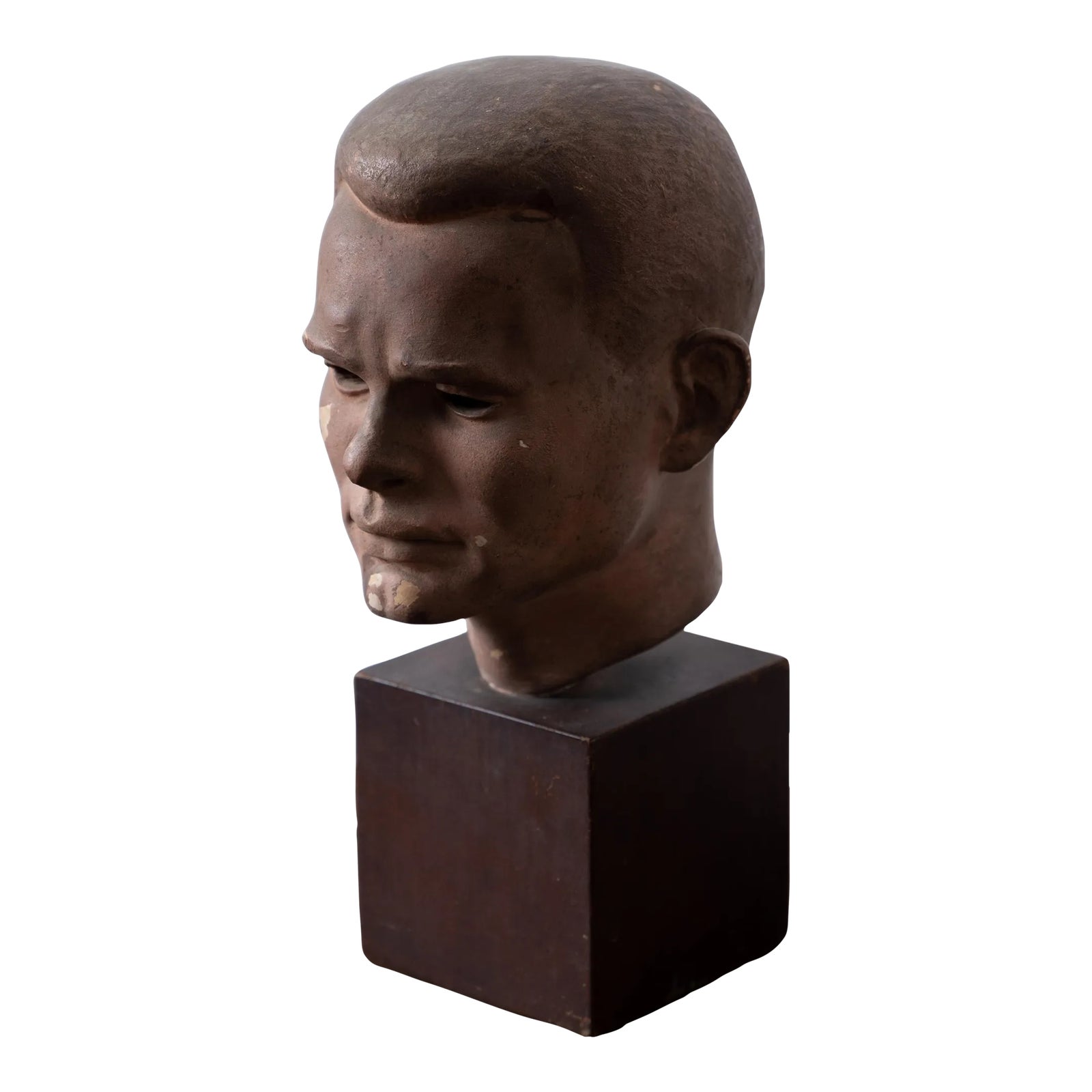 Jared French Portrait Bust of Chuck Howard | Chairish