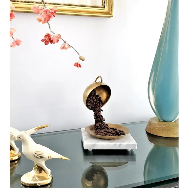 1980s Pop Art Sculpture of Coffee Cup & Coffee Beans | Chairish