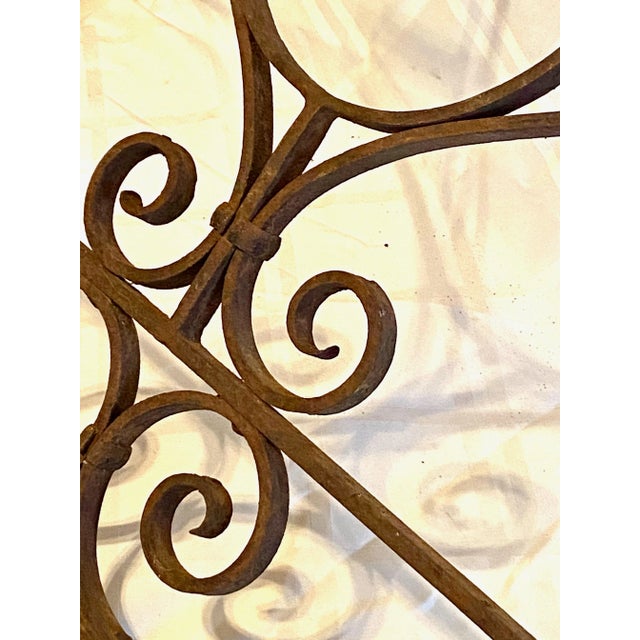 Vintage Early 20th Century Decorative Hand Wrought Iron Scrollwork ...