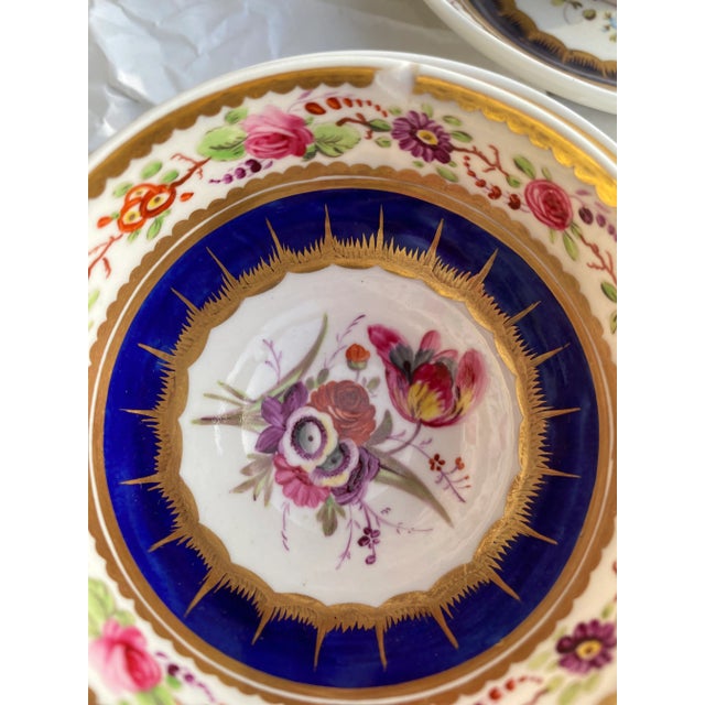 Early 19th Century English New Hall Cup & Saucer Set- 17 Pieces | Chairish